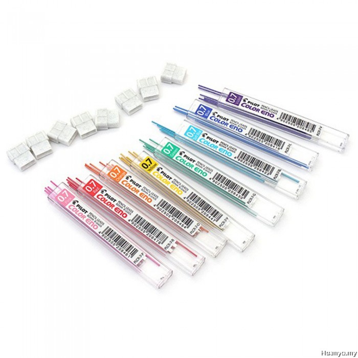 Pilot Color Eno Erasable Mechanical Pencils Lead 0.7MM [Refill lead only]