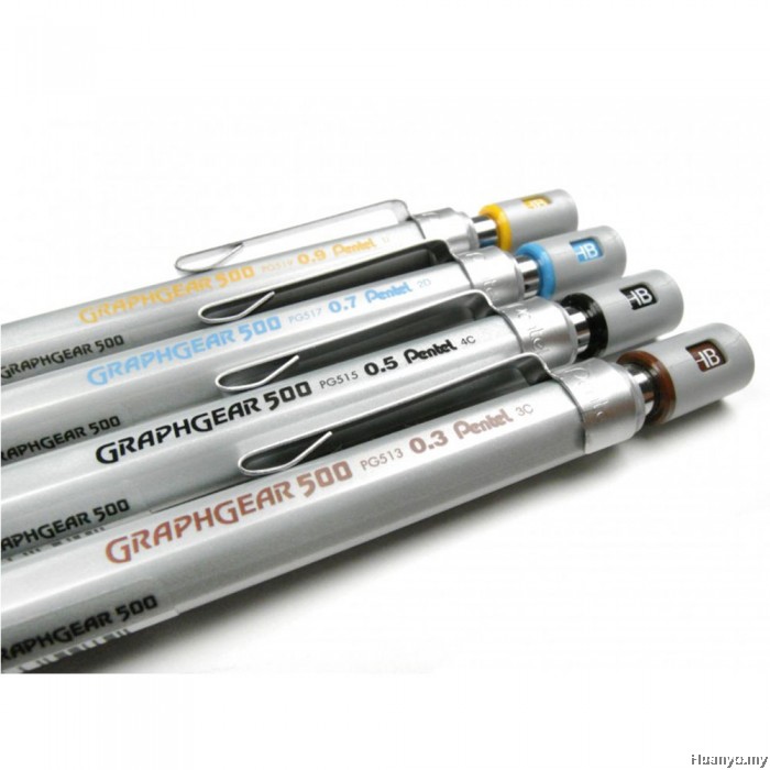 Pentel Graph Gear 500 Drafting Mechanical Pencil (0.3MM/0.5MM/0.7MM/0.9MM)