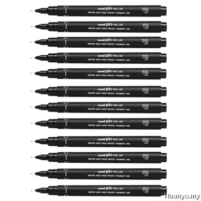 UNI PIN Technical Drawing Pen (0.1MM - 0.8MM) Set of 8