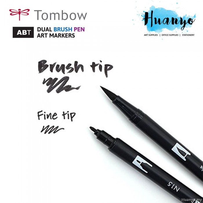 Tombow ABT Dual Tips Drawing & Calligraphy Brush Pen - Yellow Shades (8 ...