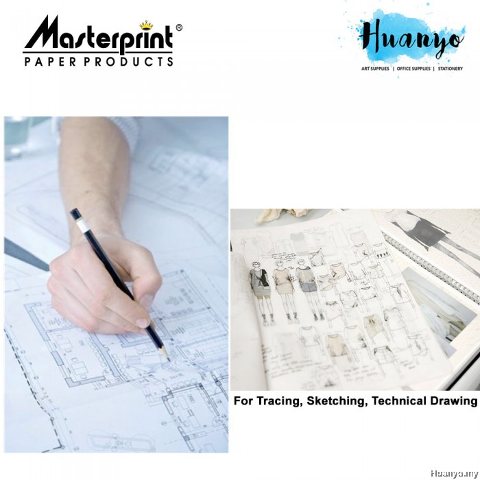 Masterprint Layout Paper Pad A3 / A2 (70gsm - 30 sheets)