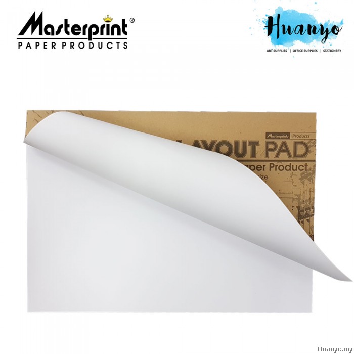 Masterprint Layout Paper Pad A3 / A2 (70gsm - 30 sheets)