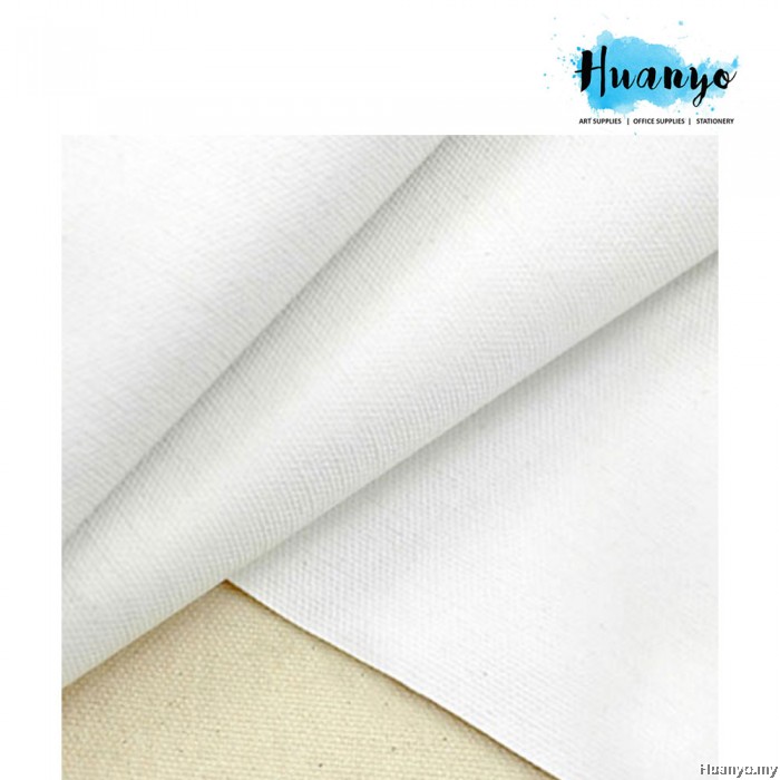 Artist Cotton Canvas Cloth Roll Gesso Primed 280GSM [1.6 Meter Width ...