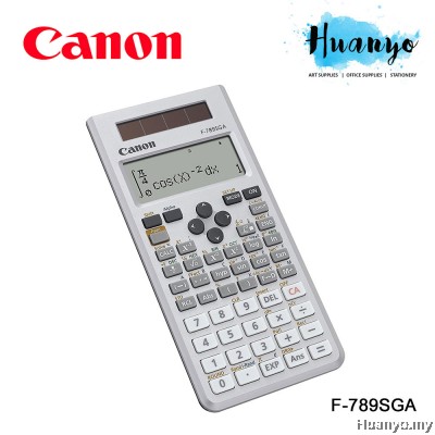 Canon Scientific Calculator F-789SGA (605 Functions and Solar Powered)