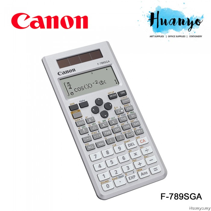 Canon Scientific Calculator F-789SGA (605 Functions and Solar Powered)