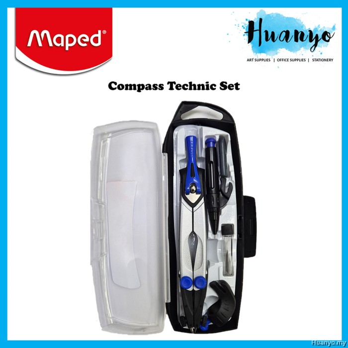 Maped Stop System / Technic Compact Geometry Compass Set of 5