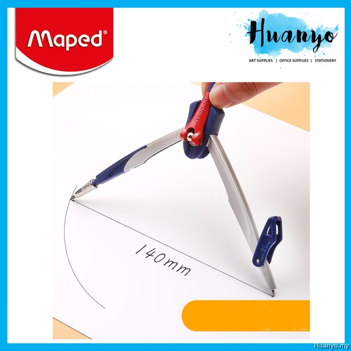 Maped Stop System / Technic Compact Geometry Compass Set of 5