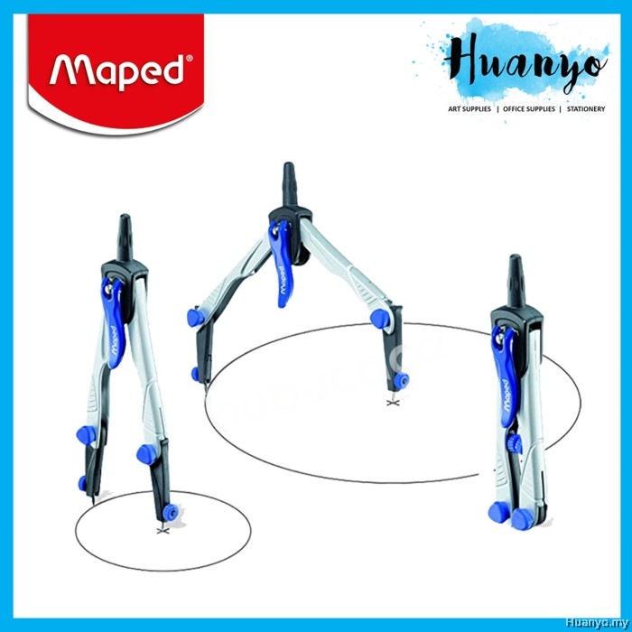 Maped Stop System / Technic Compact Geometry Compass Set of 5