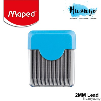 Maped Compass Leads (10 pcs) 2mm - Black