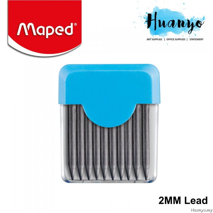 Maped Compass Leads (10 pcs) 2mm - Black