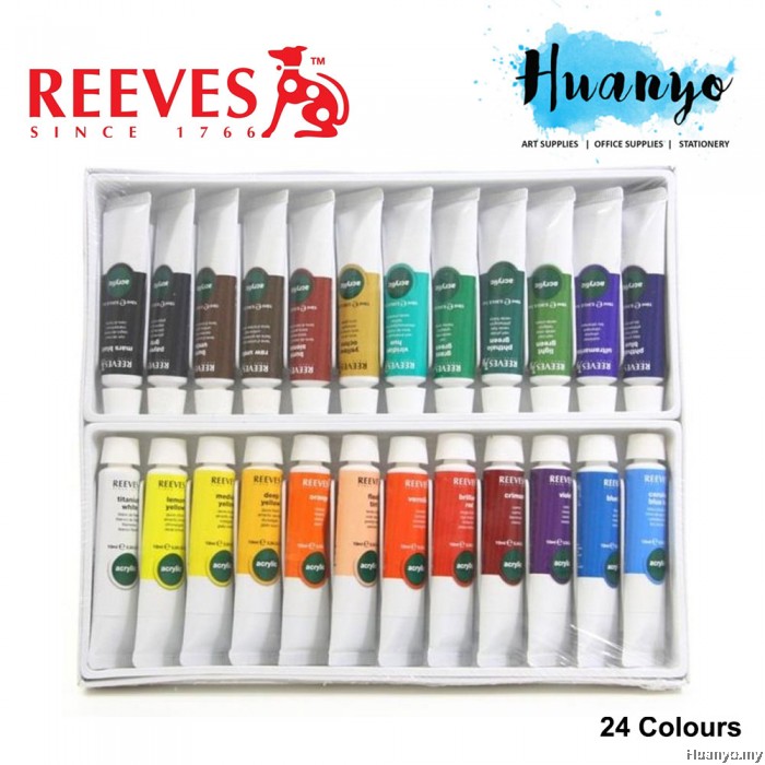 Reeves Acrylic Colours Set of 24