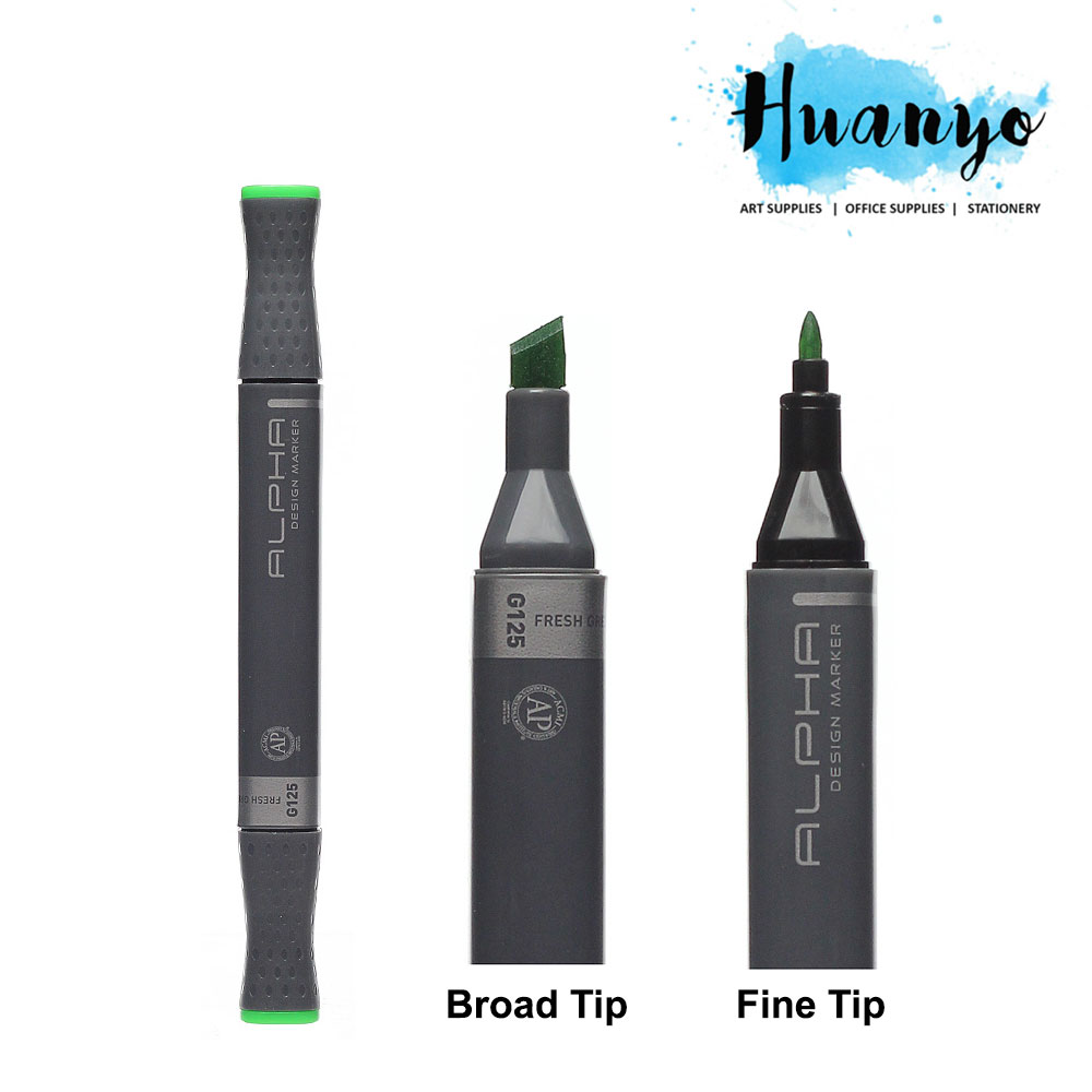 Alpha Design Twin Marker Warm Gray Set (Colours of 12)