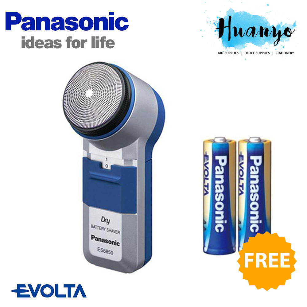 Panasonic Evolta Battery Shaver Bonus Pack (Free 2pcs of AA Evolta Battery)