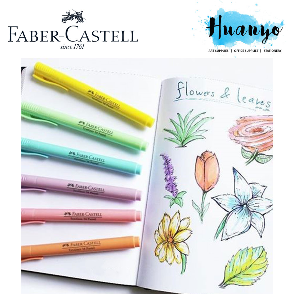 Faber-Castell Textliner 38 Pastel & Super Fluorescent Colour ...