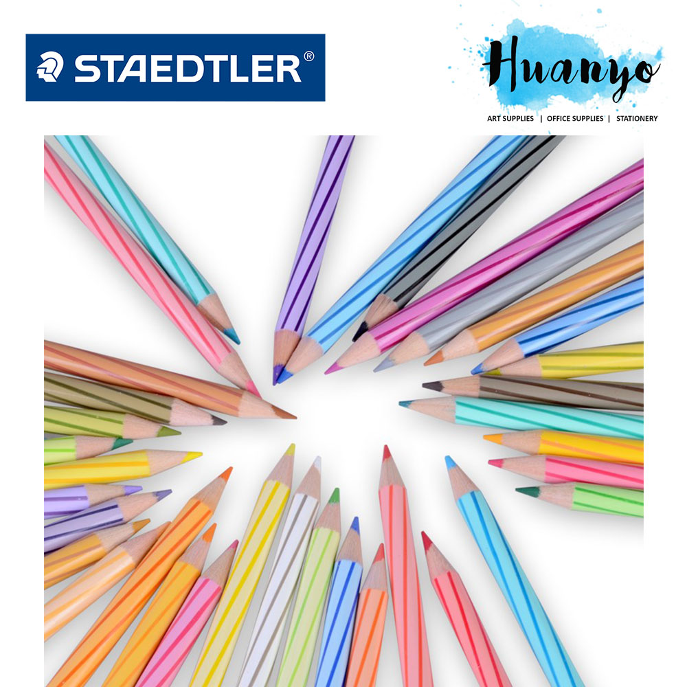Staedtler Luna Water Colour Color Pencil - 24 Colour (Slim Plastic Case ...