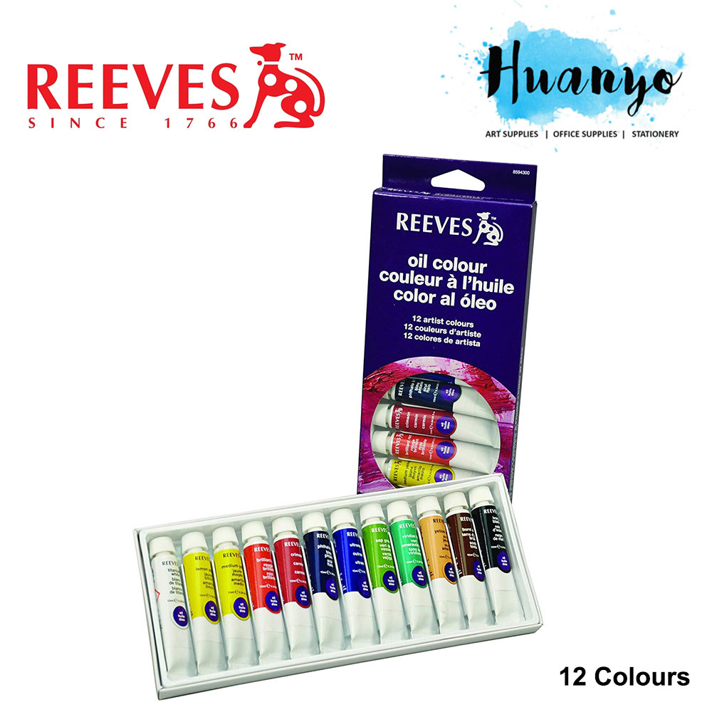 Reeves Oil Colour Set (Color of 12)