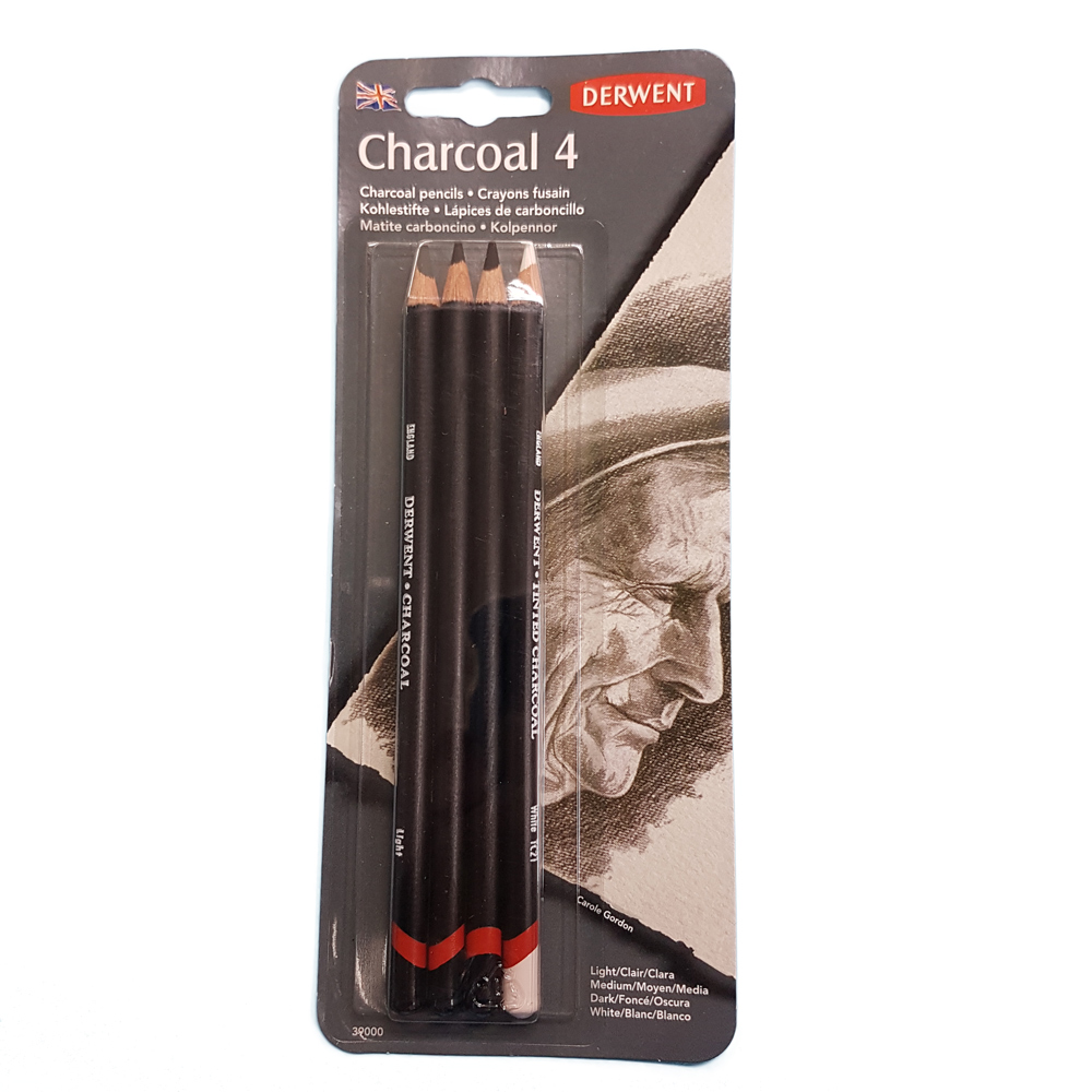 Derwent Charcoal pencil (Set of 4)