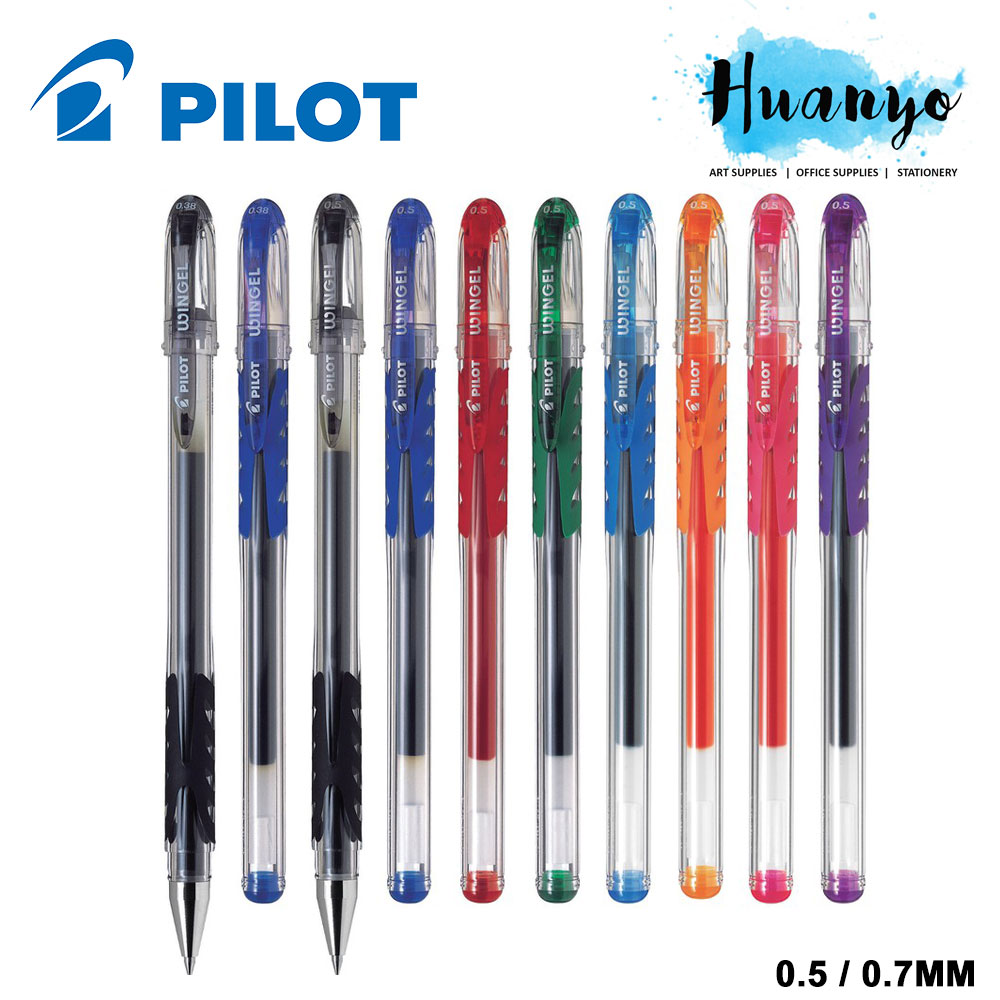 Pilot Wingel G1 Rubber Grip Gel Pen 0.5mm / 0.7mm Tip