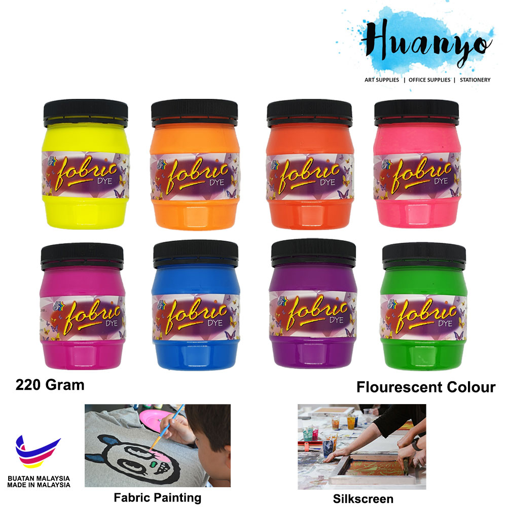 5 Star Fabric Paint Dye Colour [Fluorescent] (220 gram) (List 2/2)