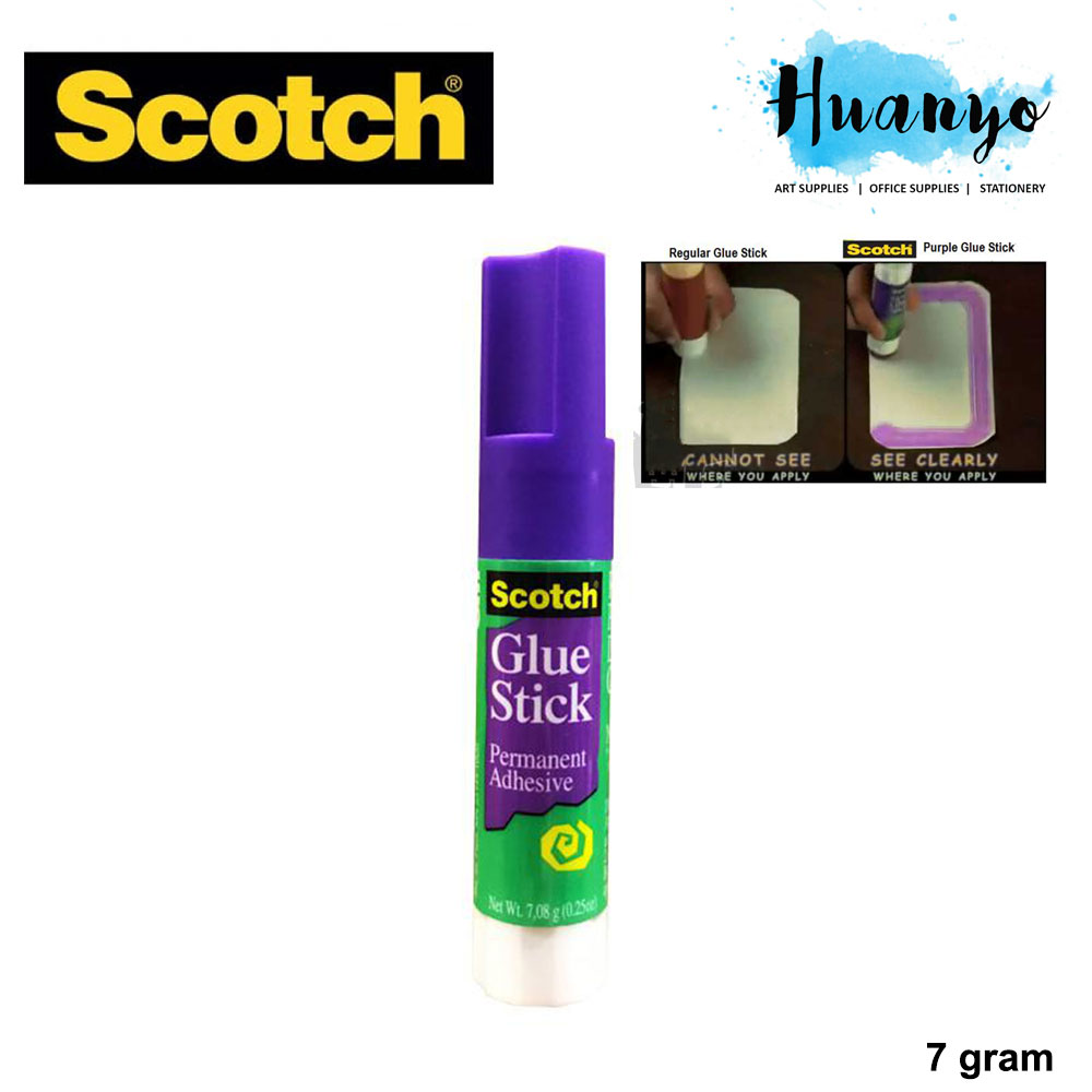 3M Scotch Non toxic Washable Purple Glue Stick (7g)