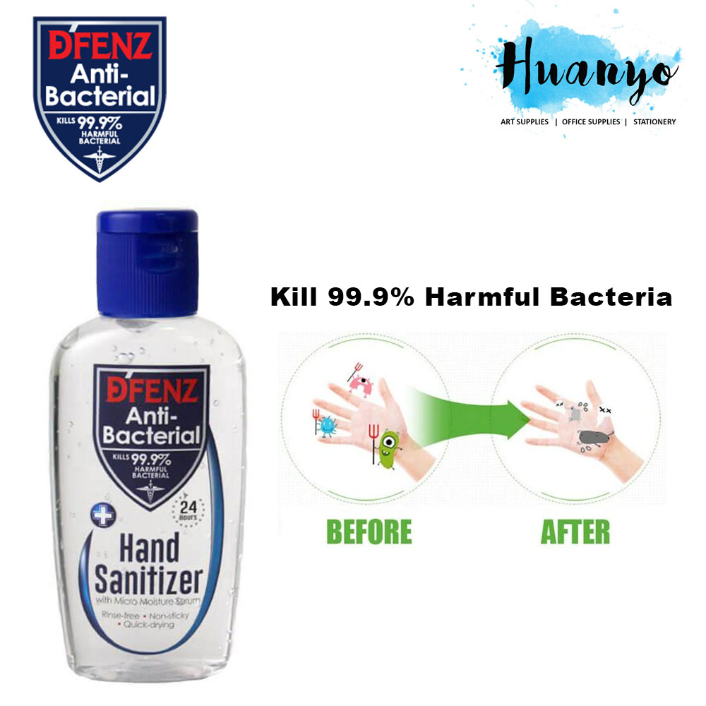 D'FENZ Anti Bacterial Instant Hand Sanitizer (60ML)