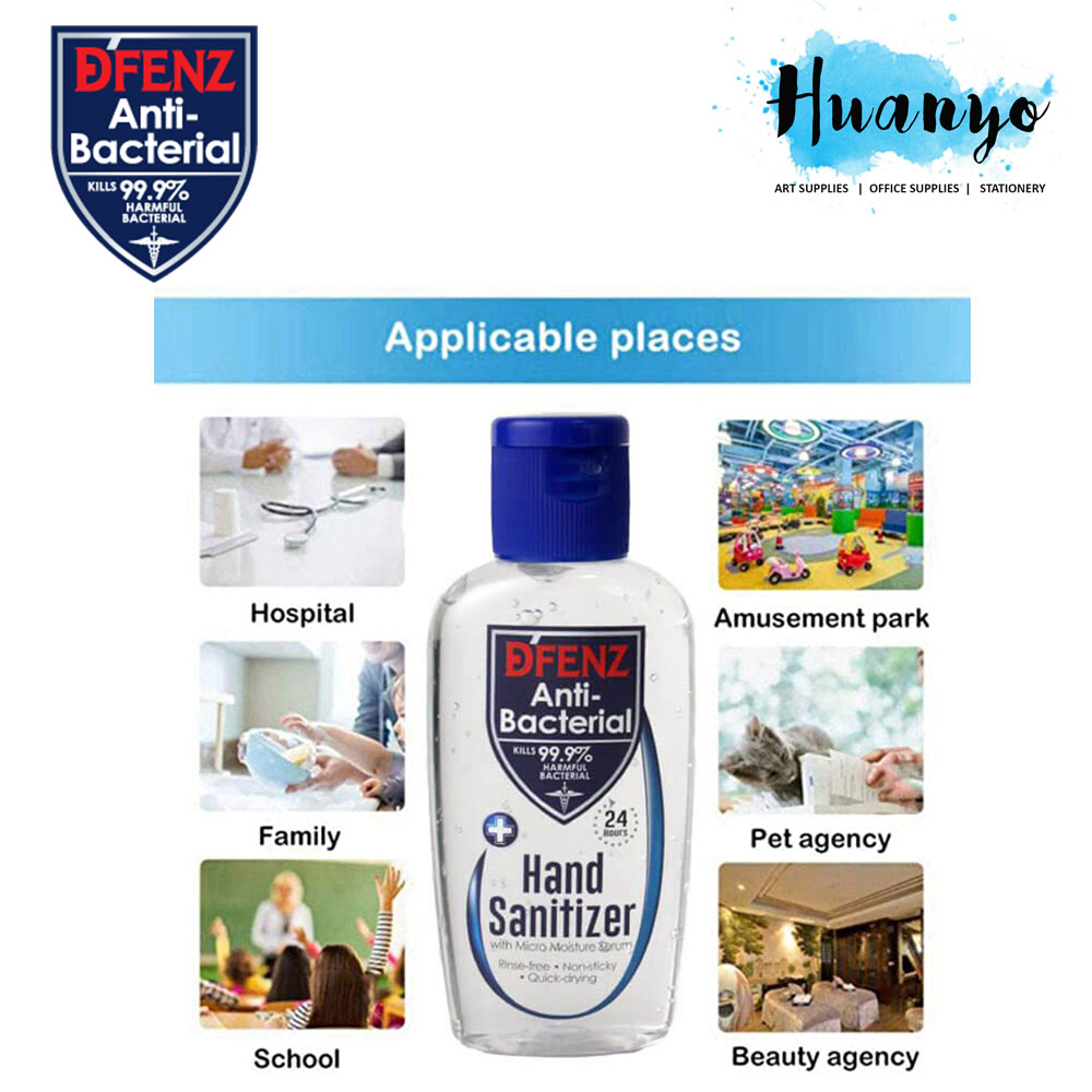 D'FENZ Anti Bacterial Instant Hand Sanitizer (60ML)
