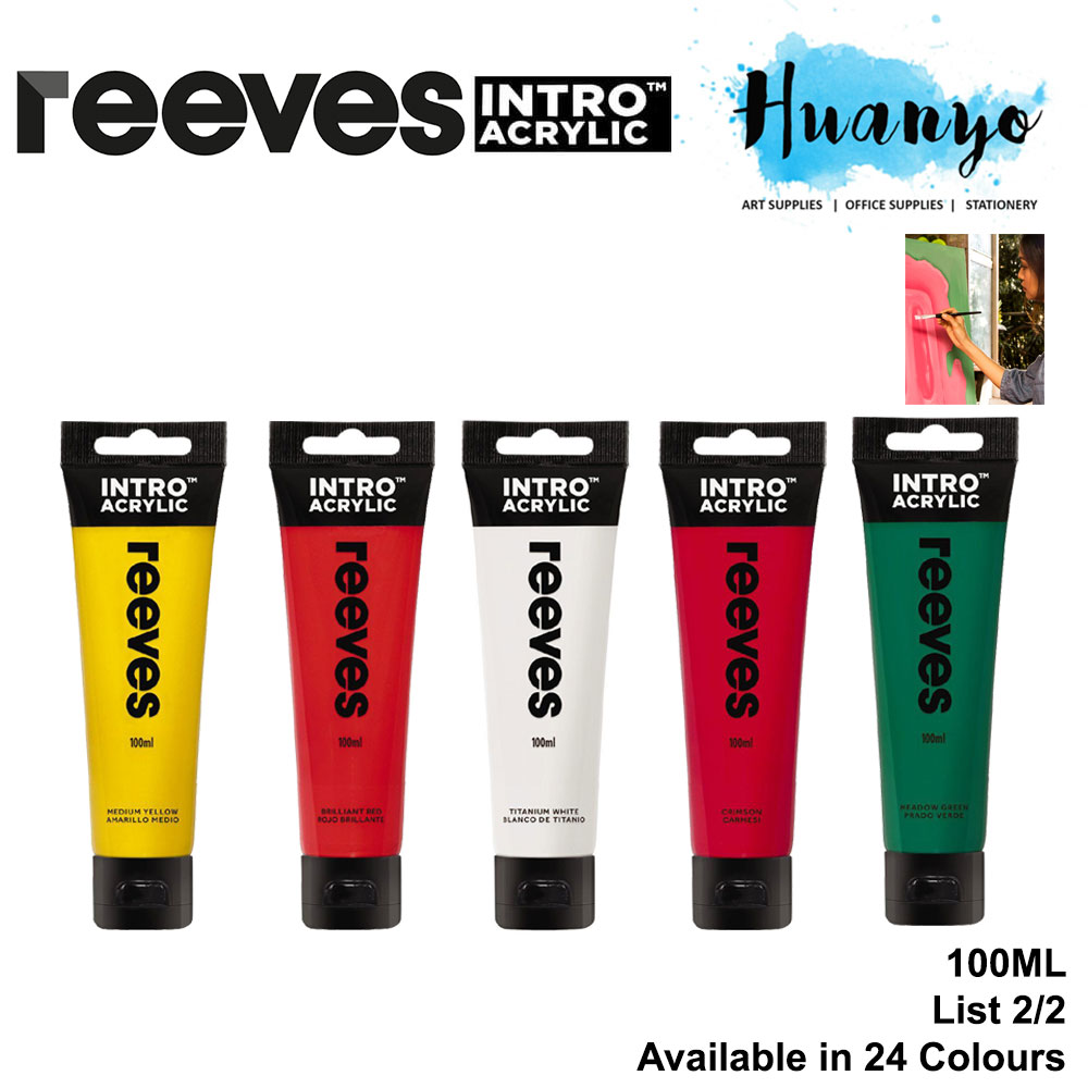 [New] Reeves Intro Acrylic Colour Paint 100ML [Per Tube] (List 2/2)