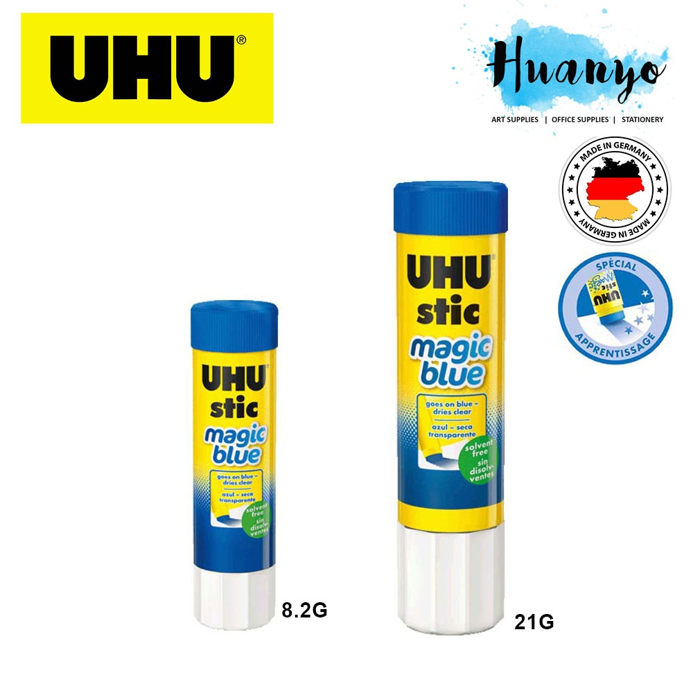 UHU Stic Magic Blue Adhesive Glue Stick (8.2G / 21G)