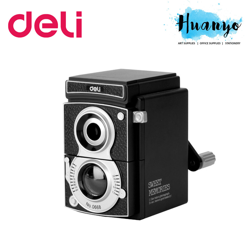 Deli Mechanical Pencil Sharpener 0668 Adjustable Lip Size