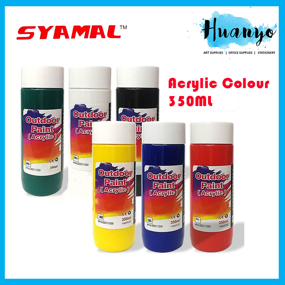 Syamal Outdoor Acrylic Colour Paint 350ML (Per Bottle)