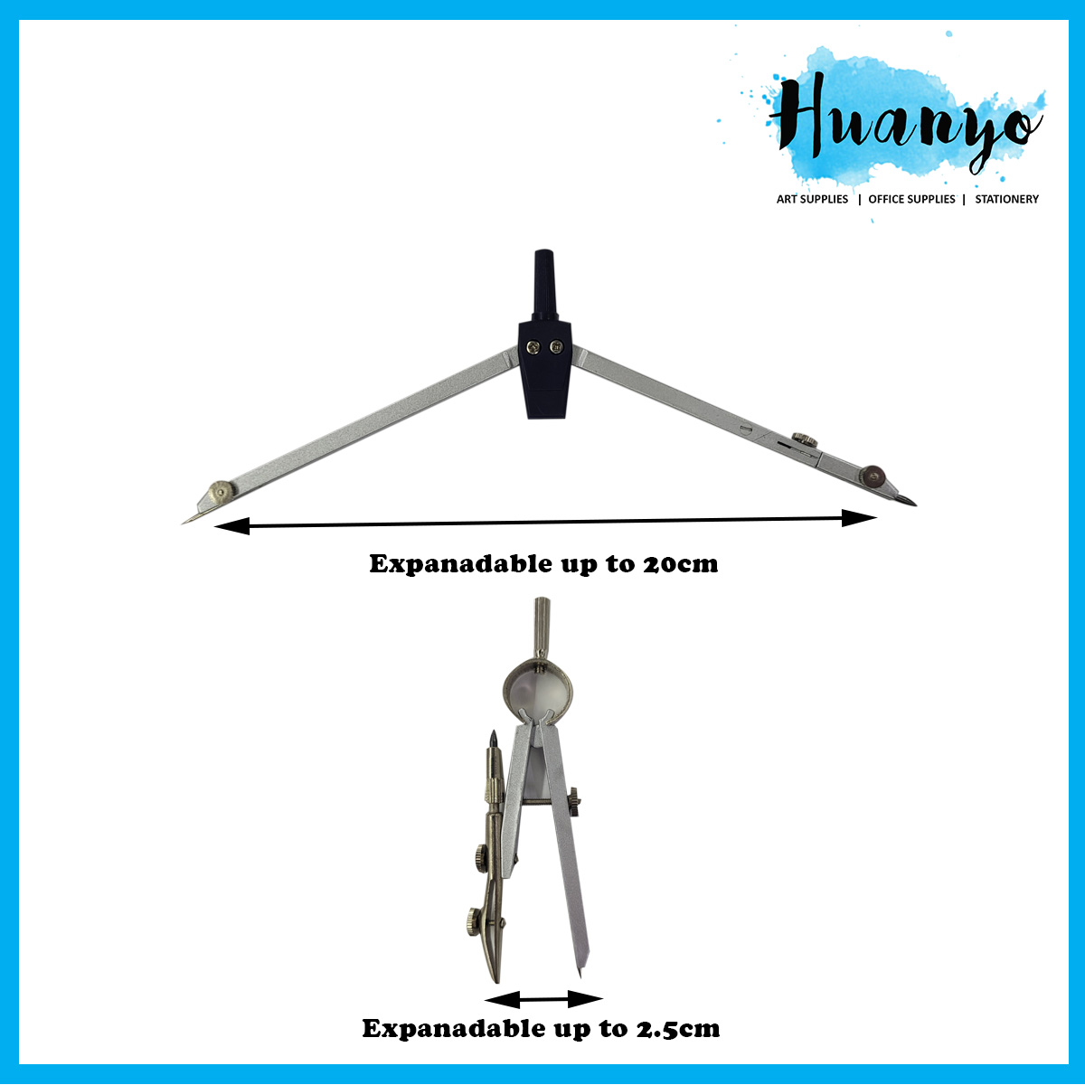 Studio BOFA Drafting Compass Precision Geometry Math Stainless Steel ...