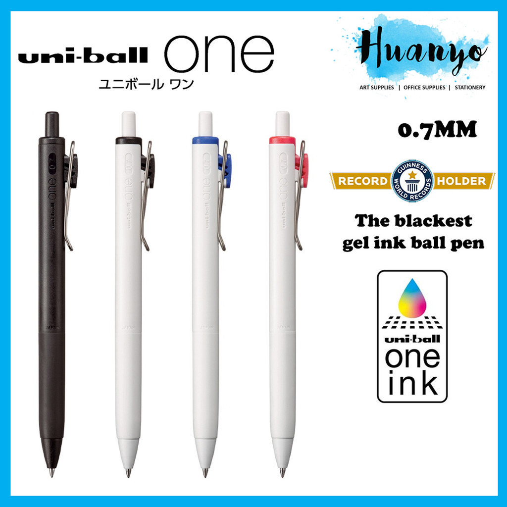 Uni Uni-ball One Retractable Colour Ink Gel Pen 0.7MM UMN-S-07 (Per PCS)