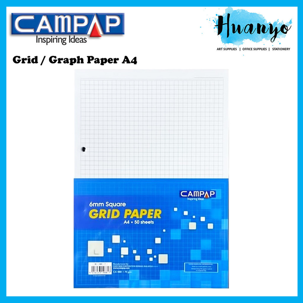 Square Grid Paper A4