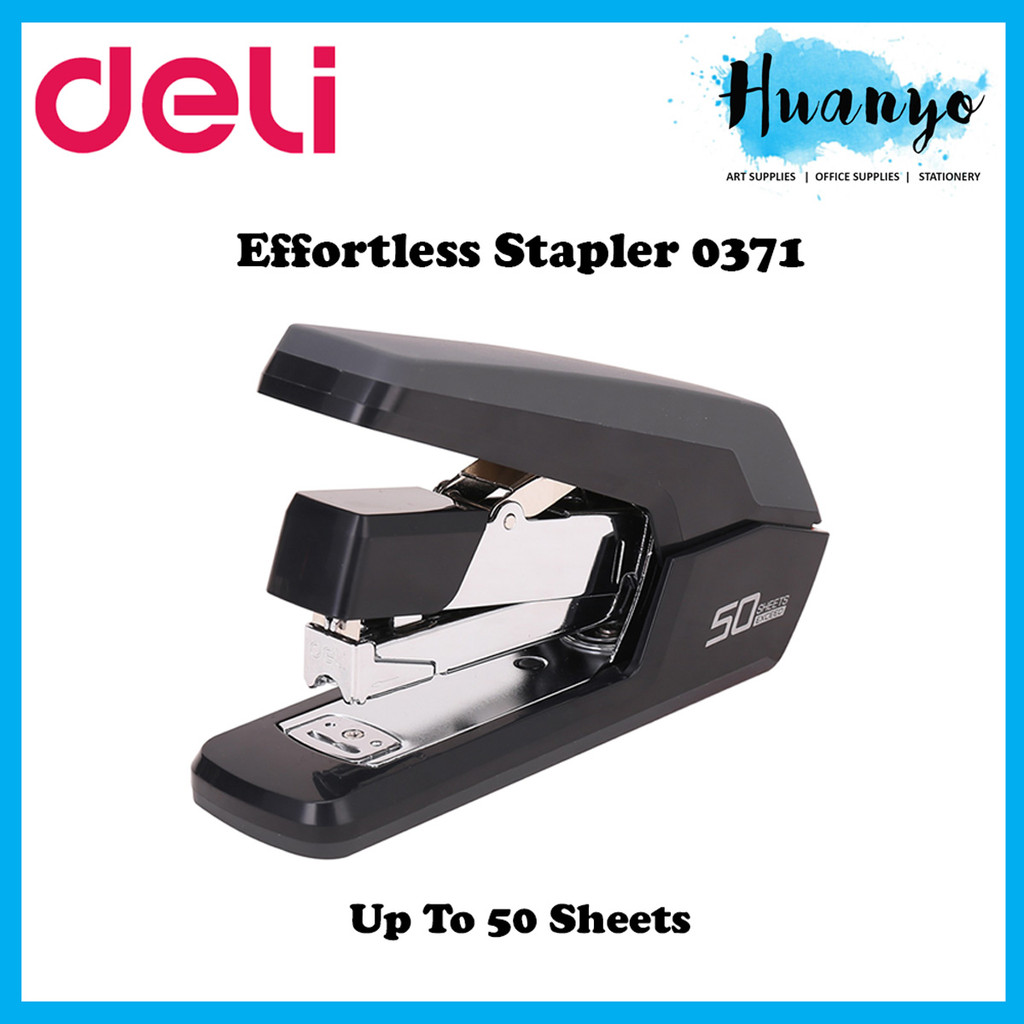 Deli Effortless Stapler NO 0731 50 Sheet Capacity Heavy Duty, One Touch ...