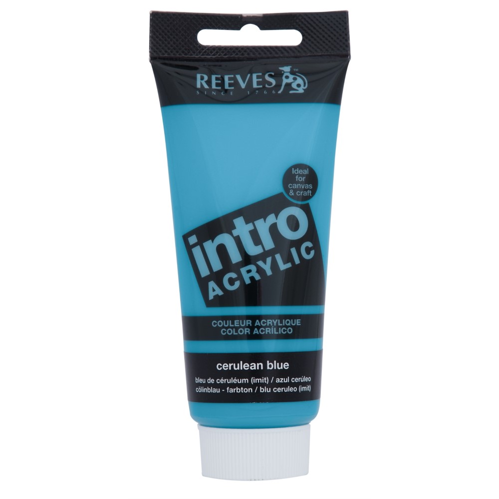 Reeves Intro Acrylic Colour 120ML (Cerulean Blue)
