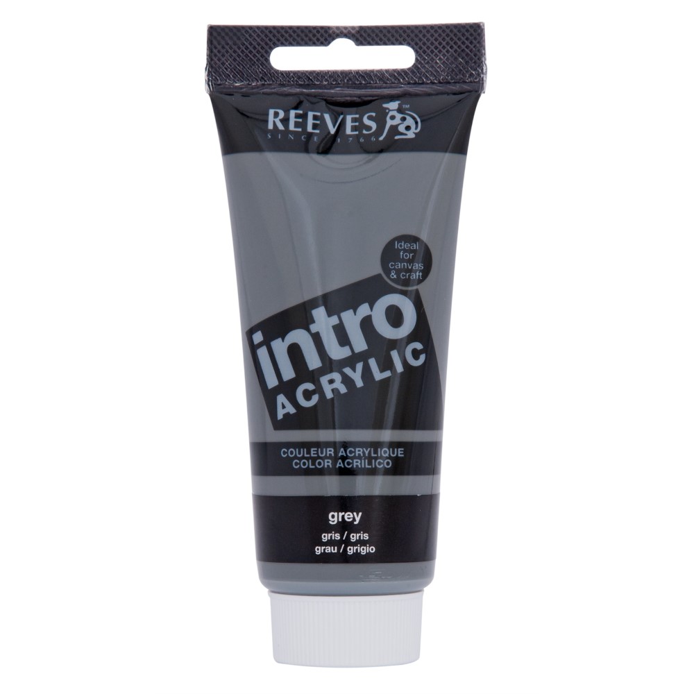 Reeves Intro Acrylic Colour 120ML (Grey)