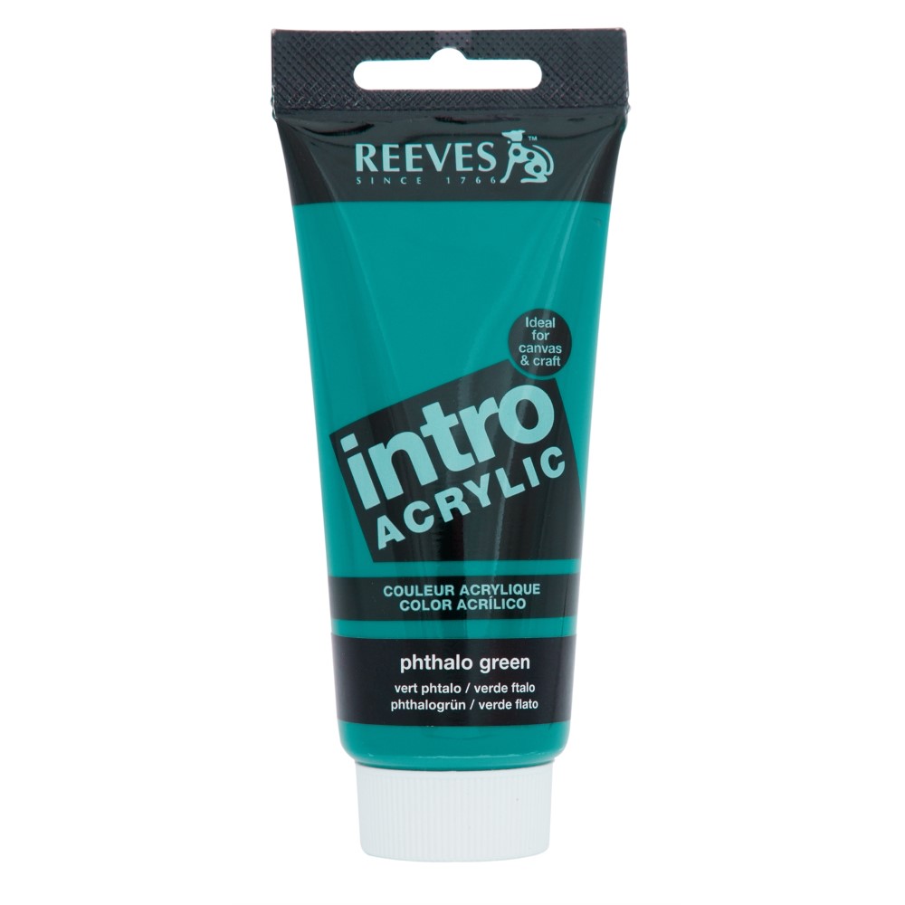 Reeves Intro Acrylic Colour 120ML (Phthalo Green/Green Vert)