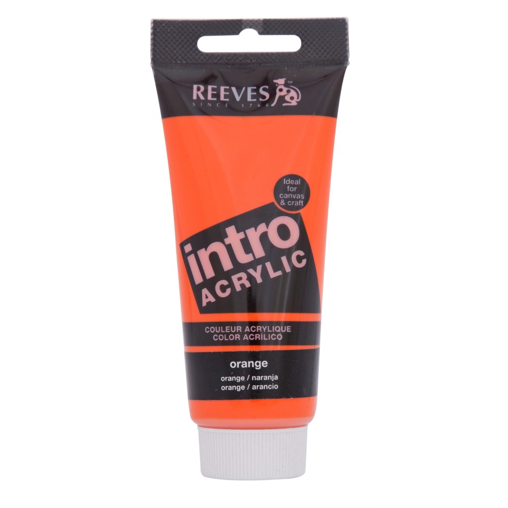 Reeves Intro Acrylic Colour 120ML (Orange)