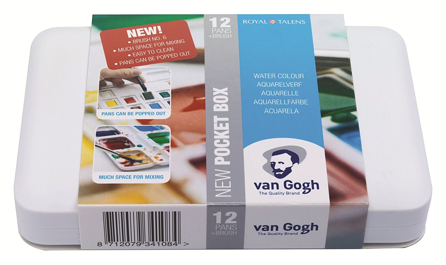 Van Gogh 12 Pan Watercolour Pocket Box